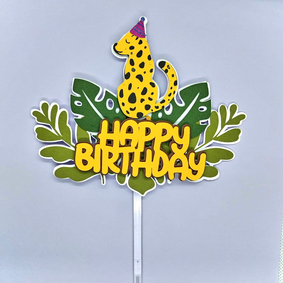 Cake Topper "HBD Selva" – ArMa Crafts